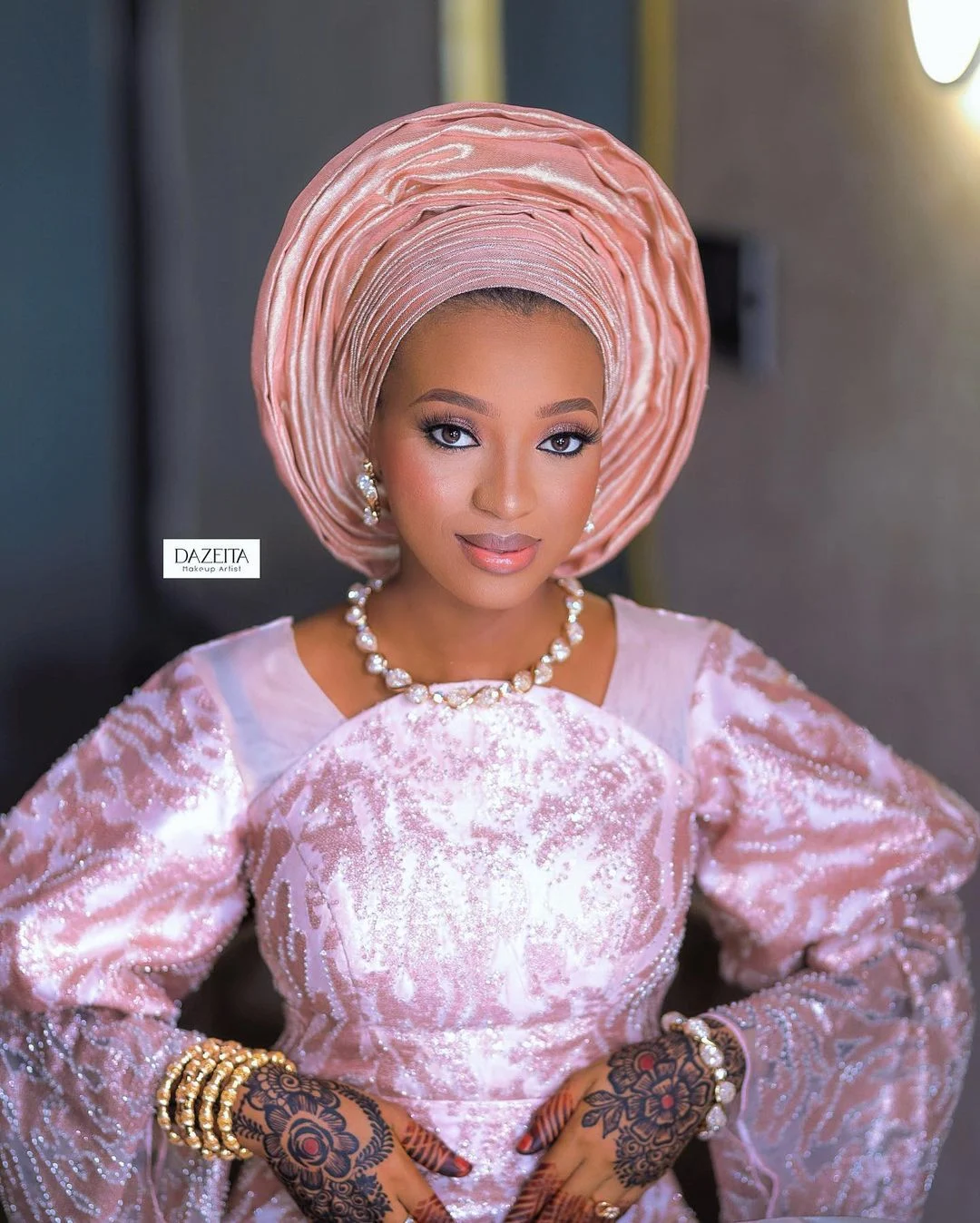 53 Latest bridal gele and makeup ideas for 2021 | Melody Jacob