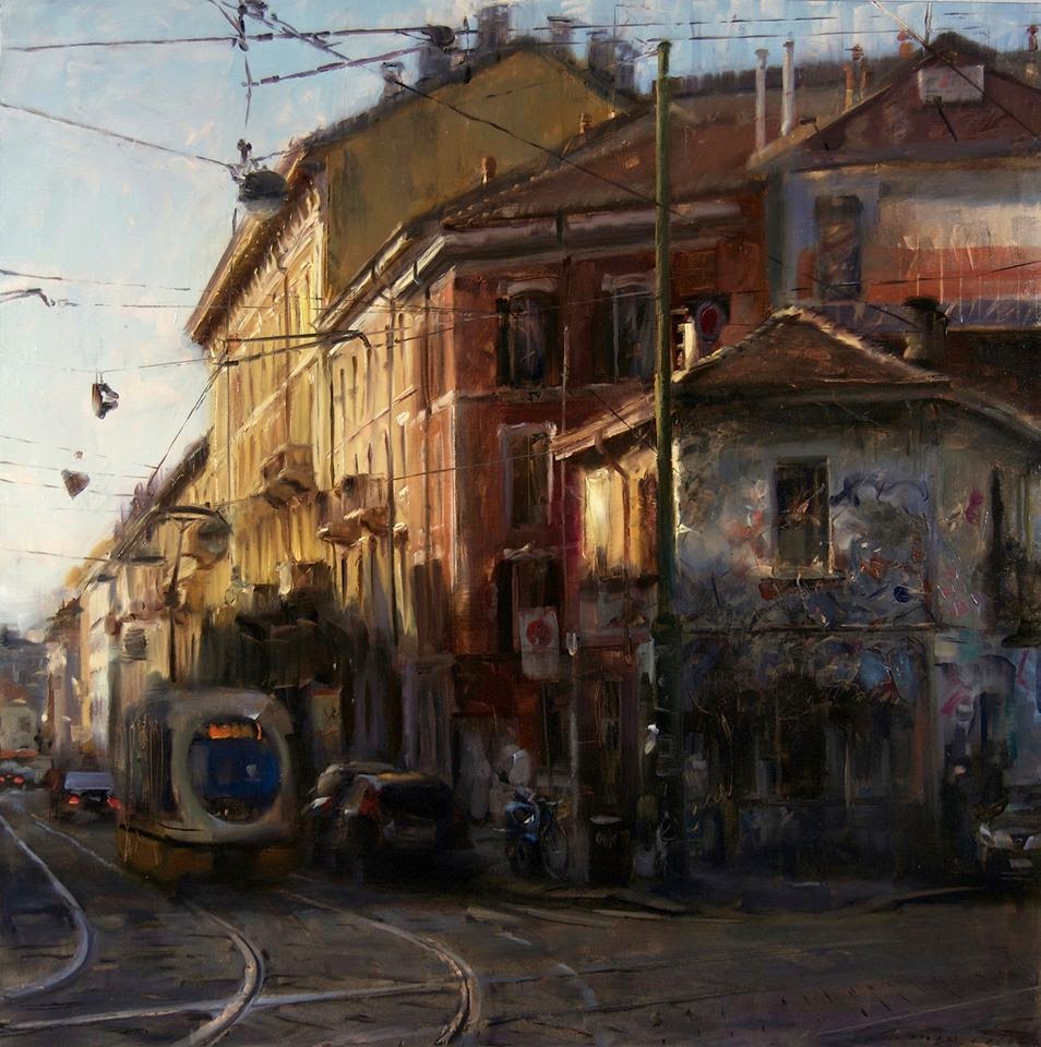 Simon Pasini, 1976 | Street scenes painter | Tutt'Art@ | Pittura ...