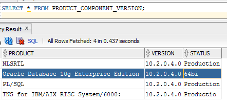 How To Know which Oracle version is running (Oracle)