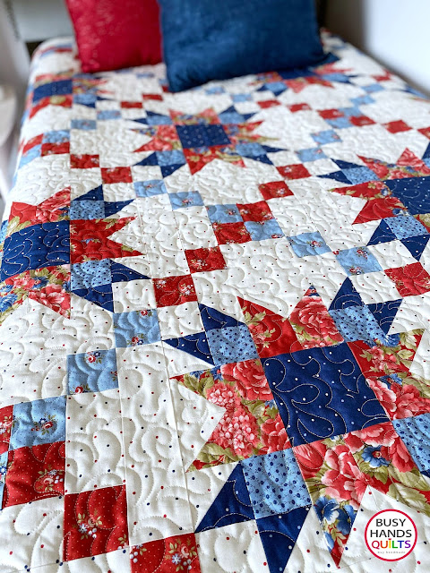 Busy Hands Quilts: Shooting Stars Quilt Pattern - The Throw Size in ...