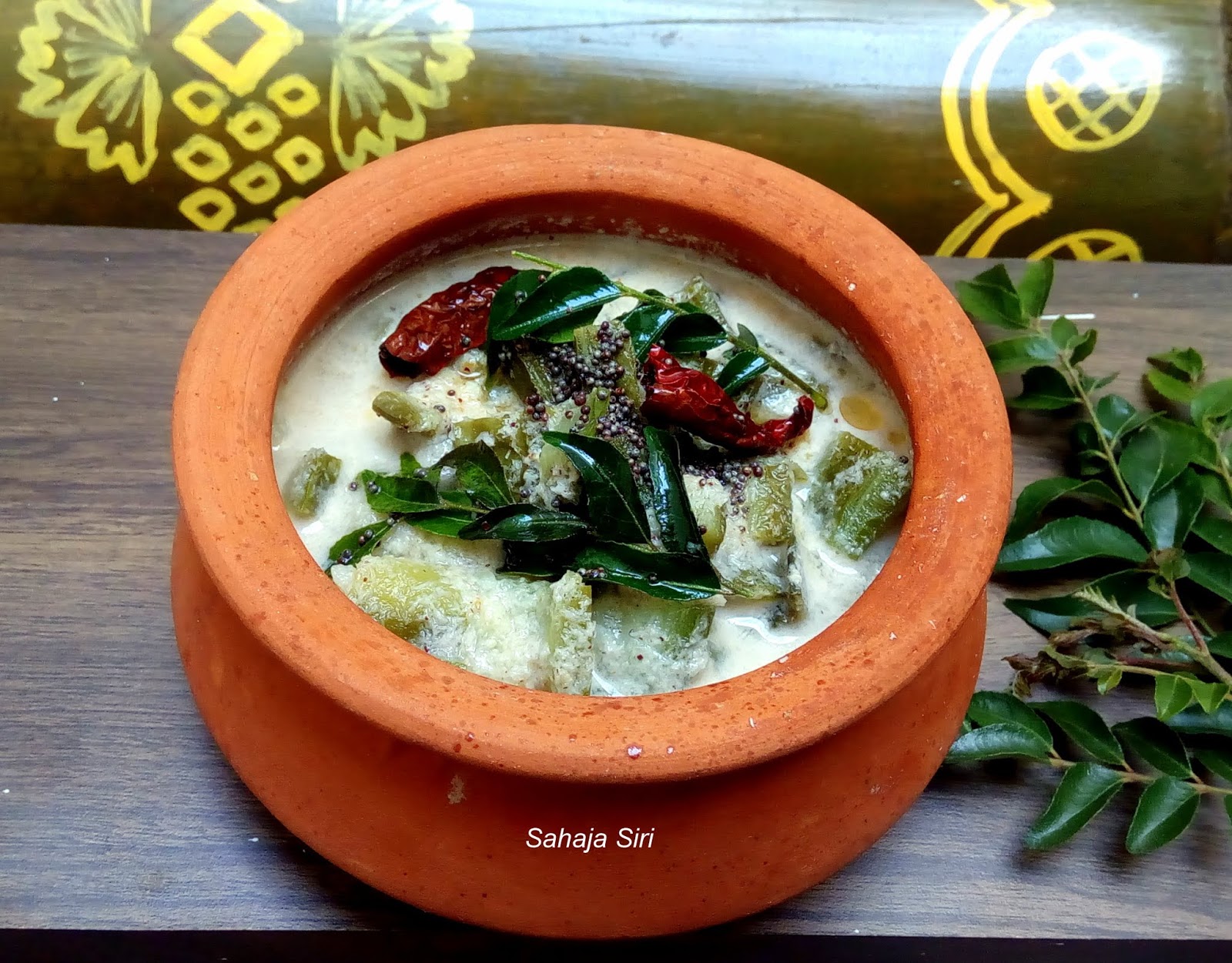 Jeerige Bendi/ Vegetable side dish with Cumin flavored Coconut Gravy