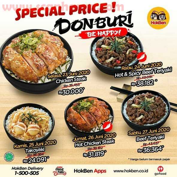 Promo Hokben Special Price Donburi Harga Hanya 38 Ribuan! - scanharga