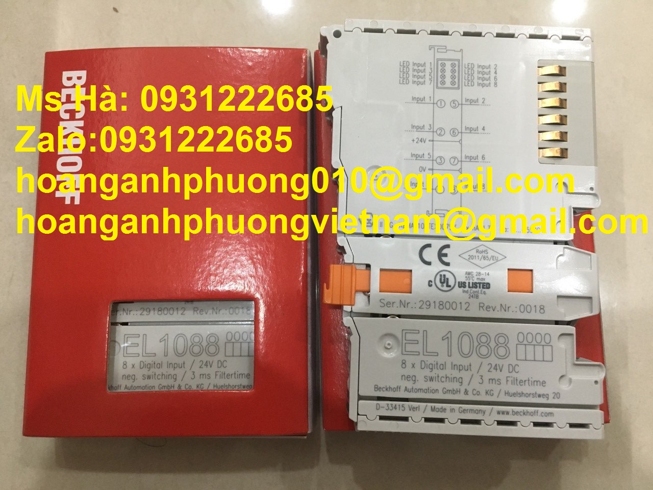 Digital Input El1088 Beckhoff - Bình Dương