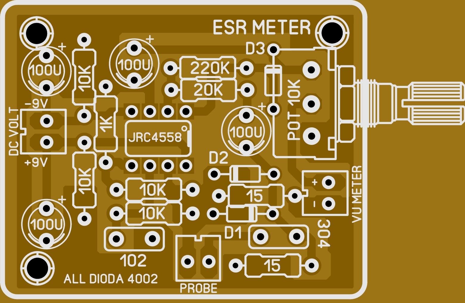 Cara Membuat ESR Meter Sederhana dengan IC 4558 – BLOGKAMARKU