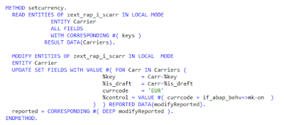 SAP ABAP Central: Determinations in ABAP RESTful Programming Model
