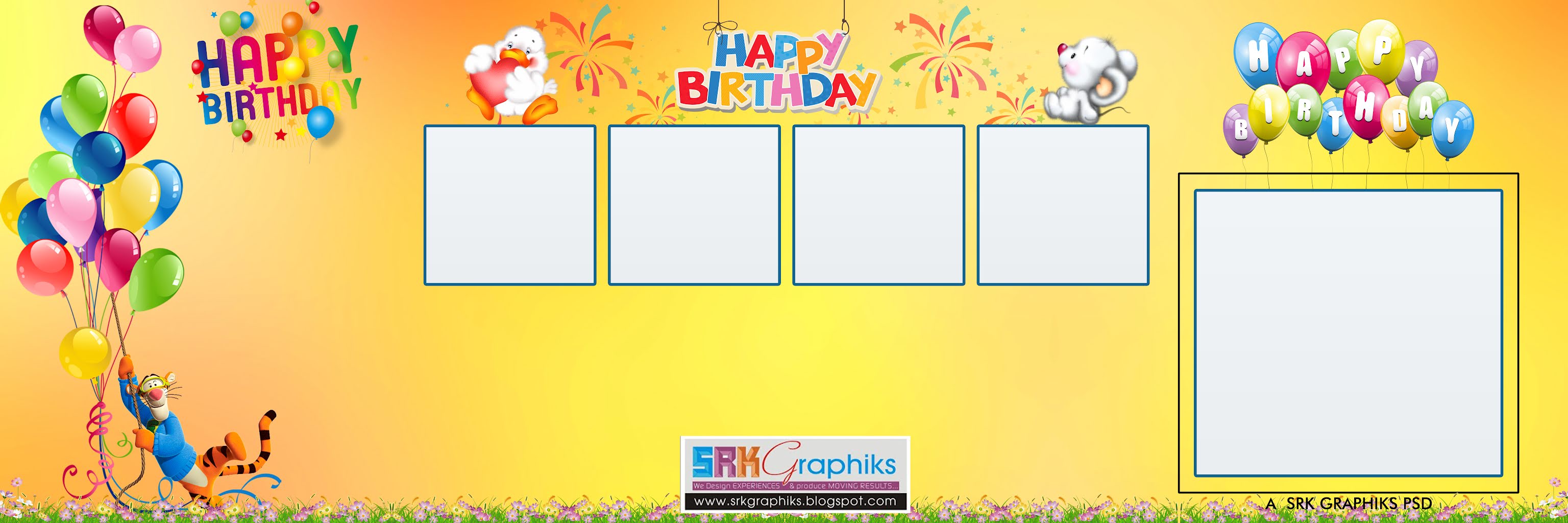 PSD BIRTHDAY ALBUM DESIGNS FREE DOWNLOAD - SRK GRAPHICS