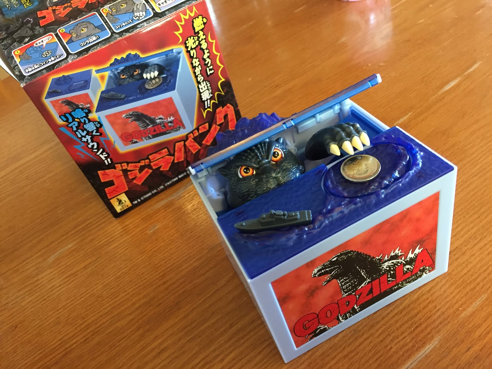 Godzilla Coin Bank and Blind Box Figures From Japan