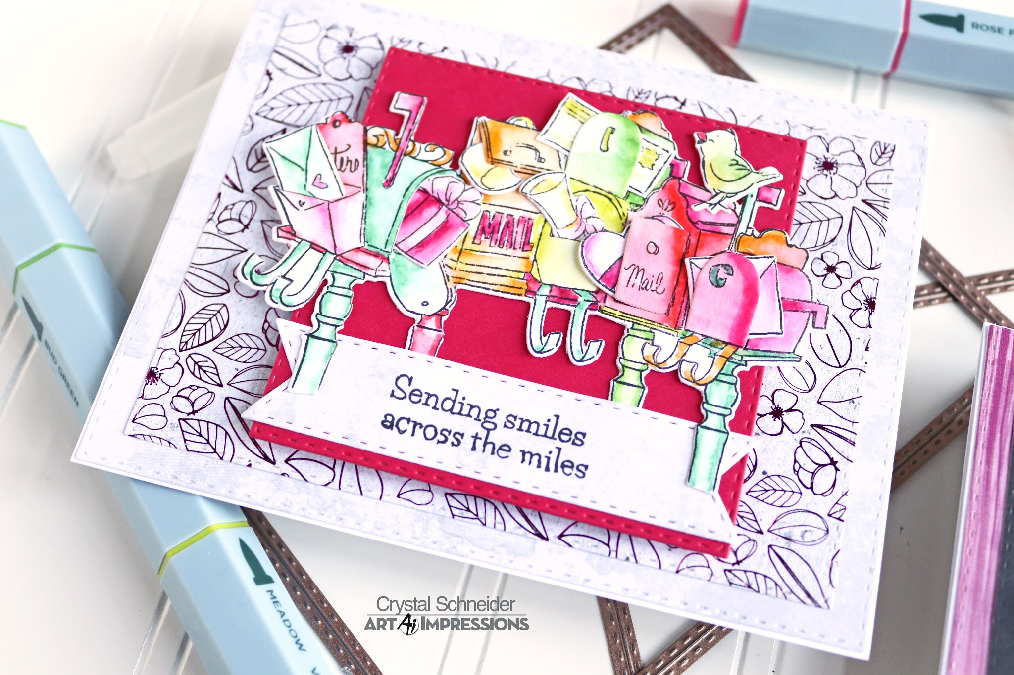 Art Impressions Blog: Happy Mail Cards by Crystal