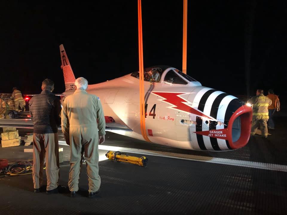 Kathryn's Report: North American FJ-4B Fury, N400FS: Accident occurred ...