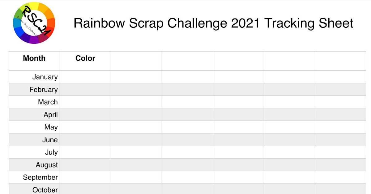 soscrappy: New Tracking Sheet for 2021