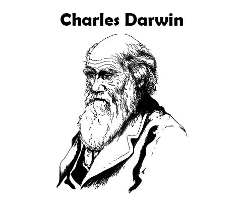 Blog de Geografia: Charles Darwin - Desenho para Imprimir e Colorir