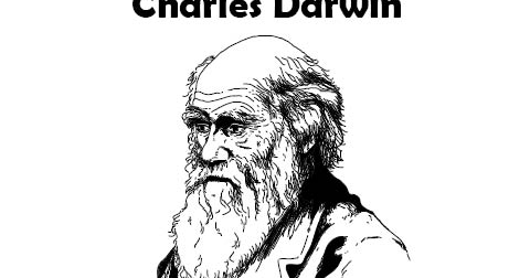 Blog de Geografia: Charles Darwin - Desenho para Imprimir e Colorir