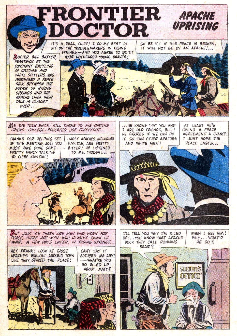 The ALEX TOTH archives: TOTH - FOUR COLOR COMICS 0877 - Frontier Doctor ...