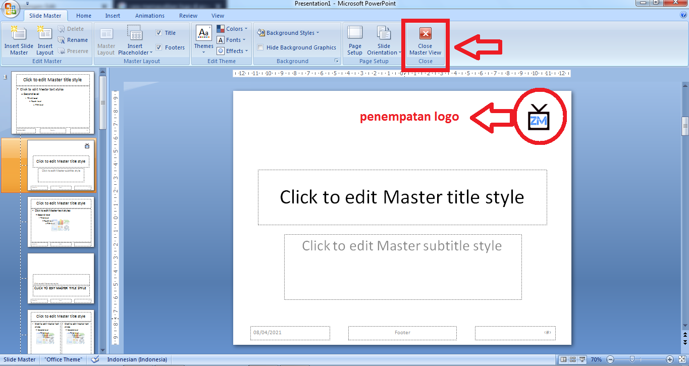 Cara Menambahkan Logo di Slide PPT PowerPoint - Blogger Toraja