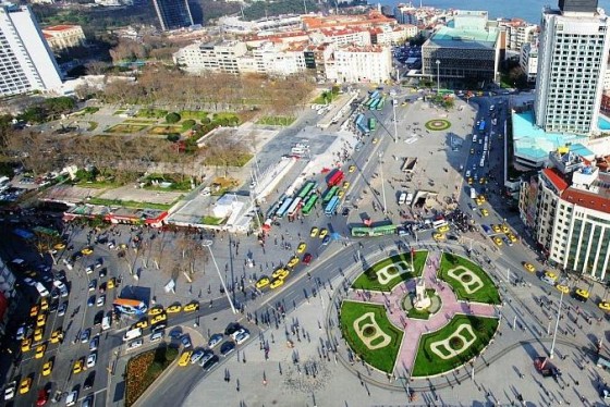The Geography of Taksim Square
