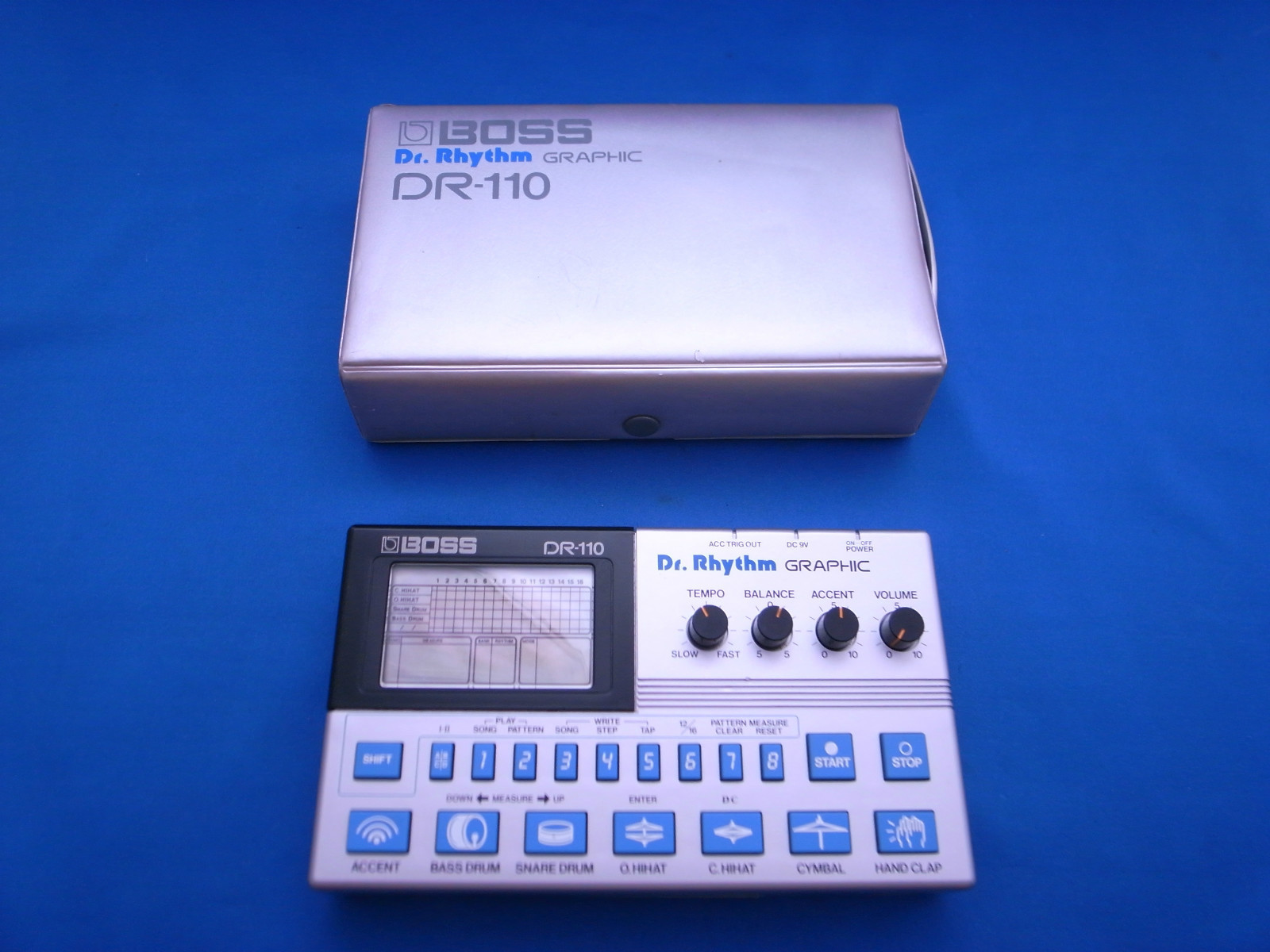 MATRIXSYNTH: BOSS DR-110 DR. RHYTHM GRAPHIC DRUM MACHINE WITH CASE SN ...