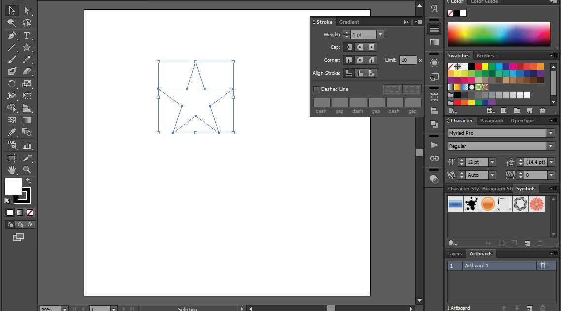 Cara Memberikan Fill dan Stroke Pada Objek di Adobe Illustrator - Masvian