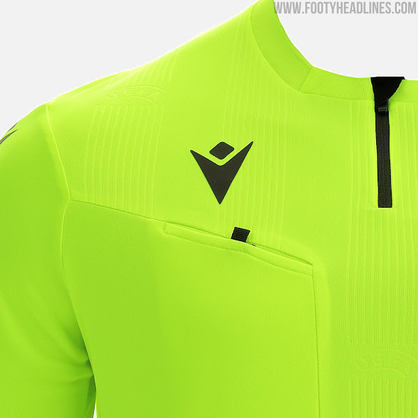 Macron UEFA 2021-22 Referee Kits Released - Pink Gone - Footy Headlines