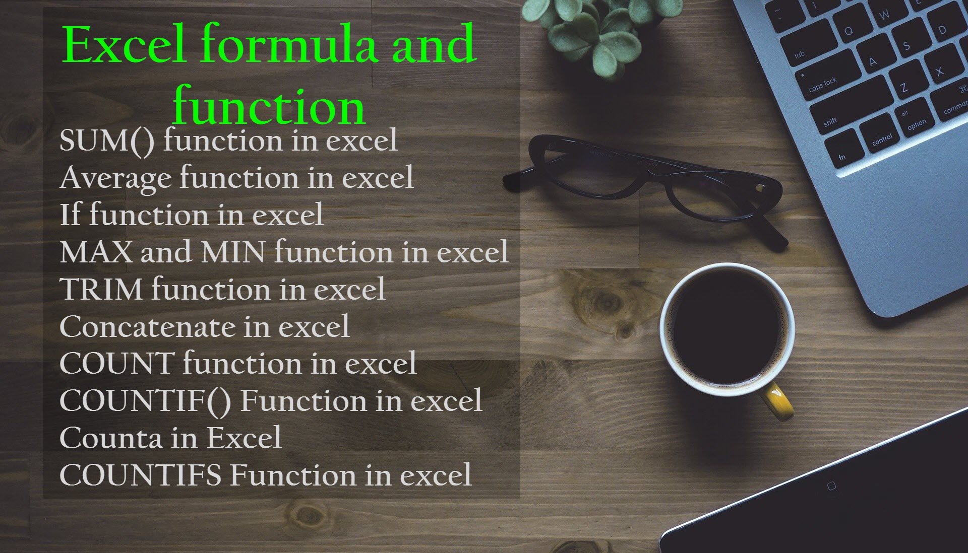 10 Best Excel formula to save your time