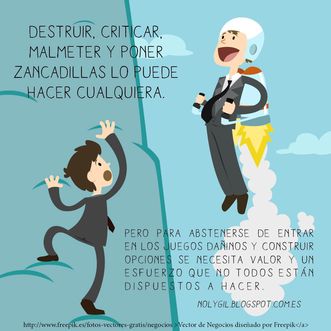 ♥ PENSAFLEXIONES: Construir y destruir / noli-nolina