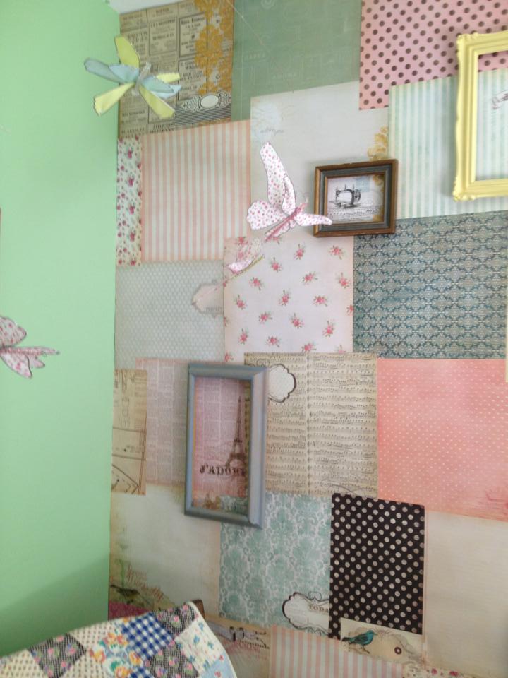 allie~millie designs~Funky Country~: Millie's patchwork wall and room ...