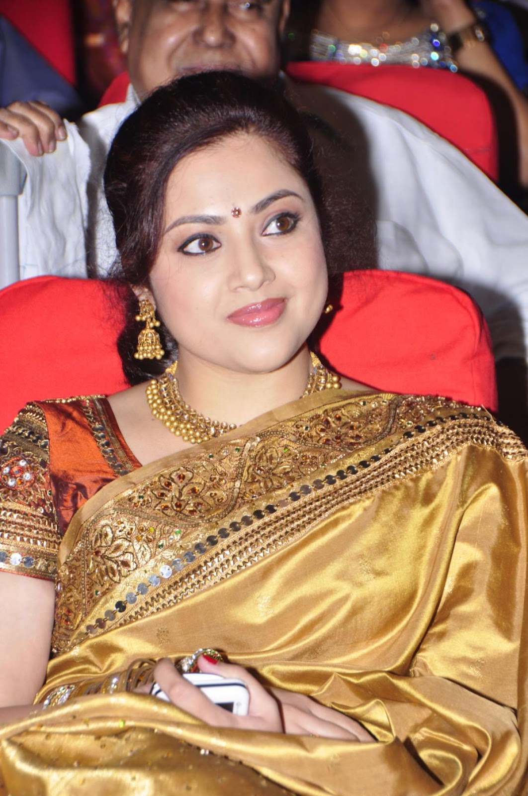 MEENA IN SILK SAREE AN EVENT PICTURESS GALLERY - Hot Photos in Saree