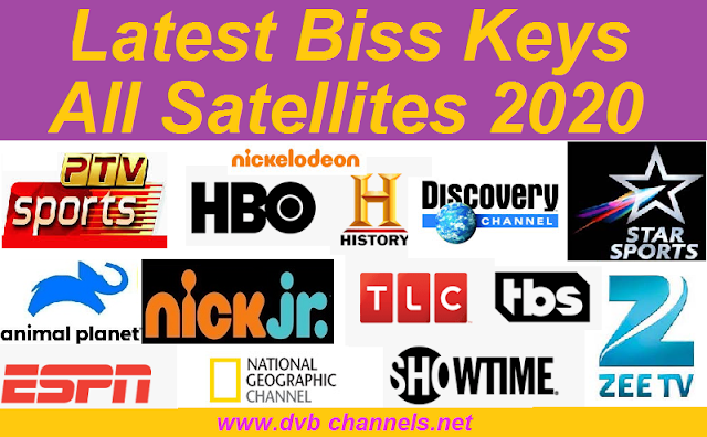 Latest Biss Keys 2020 - DVB Channels, Dth channels, Disth tv, fire ...