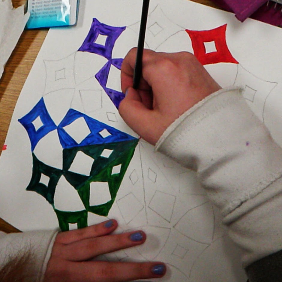 Jerdee's Art Classes: Painting: Acrylic Color Wheel