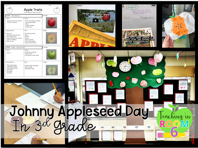 Johnny Appleseed: A Science Twist in 3rd Grade | Teaching in Room 6