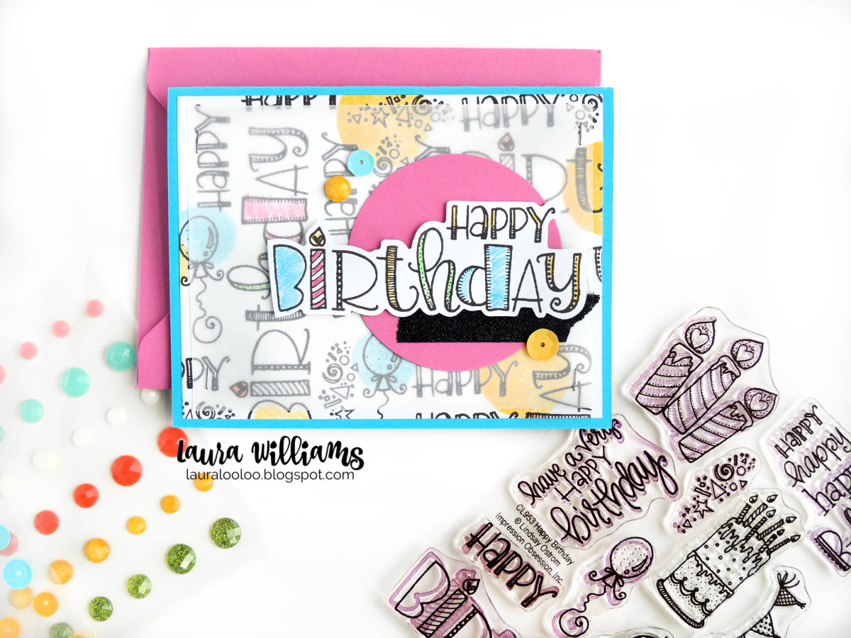 lauralooloo: Can You Make a Clean and Simple Birthday Card With Just ...