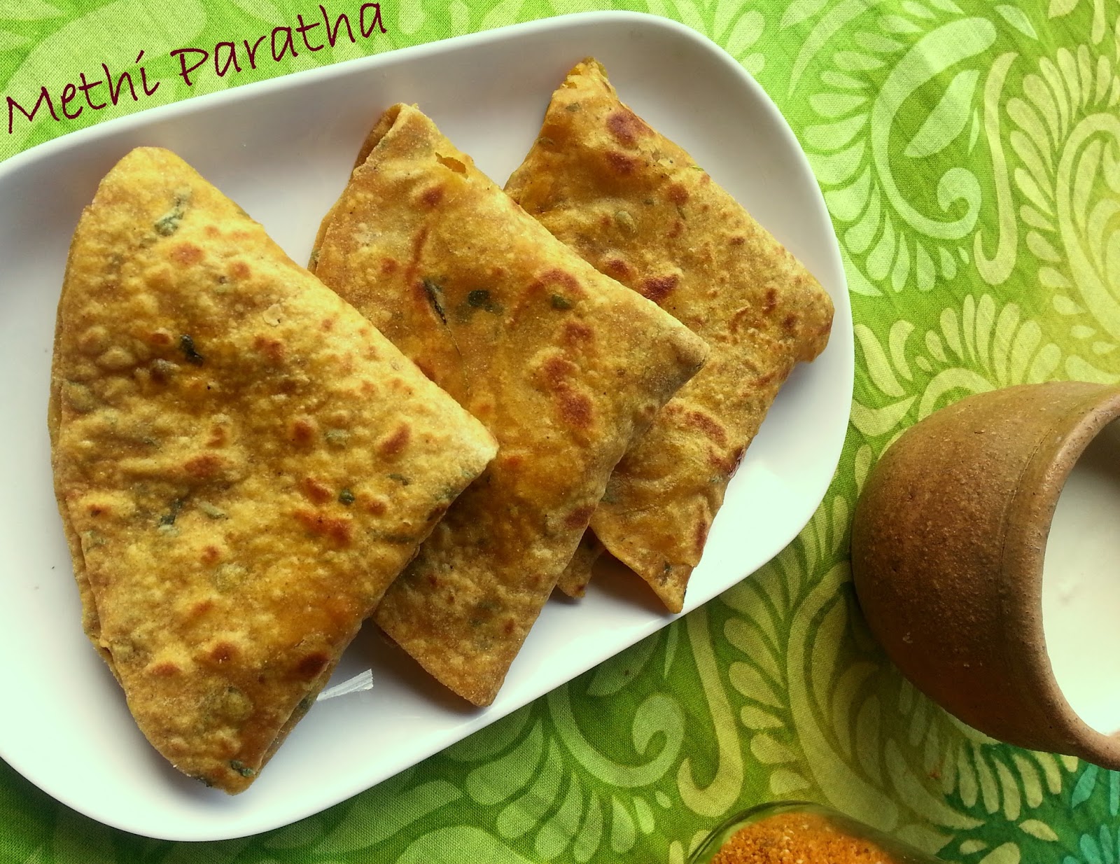 Annapurna: Methi /Fenugreek Paratha / Healthy Breakfast / Kids Lunch ...