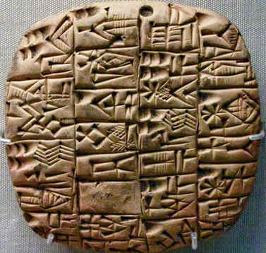 A1 HISTÓRIA : ESCRITA CUNEIFORME