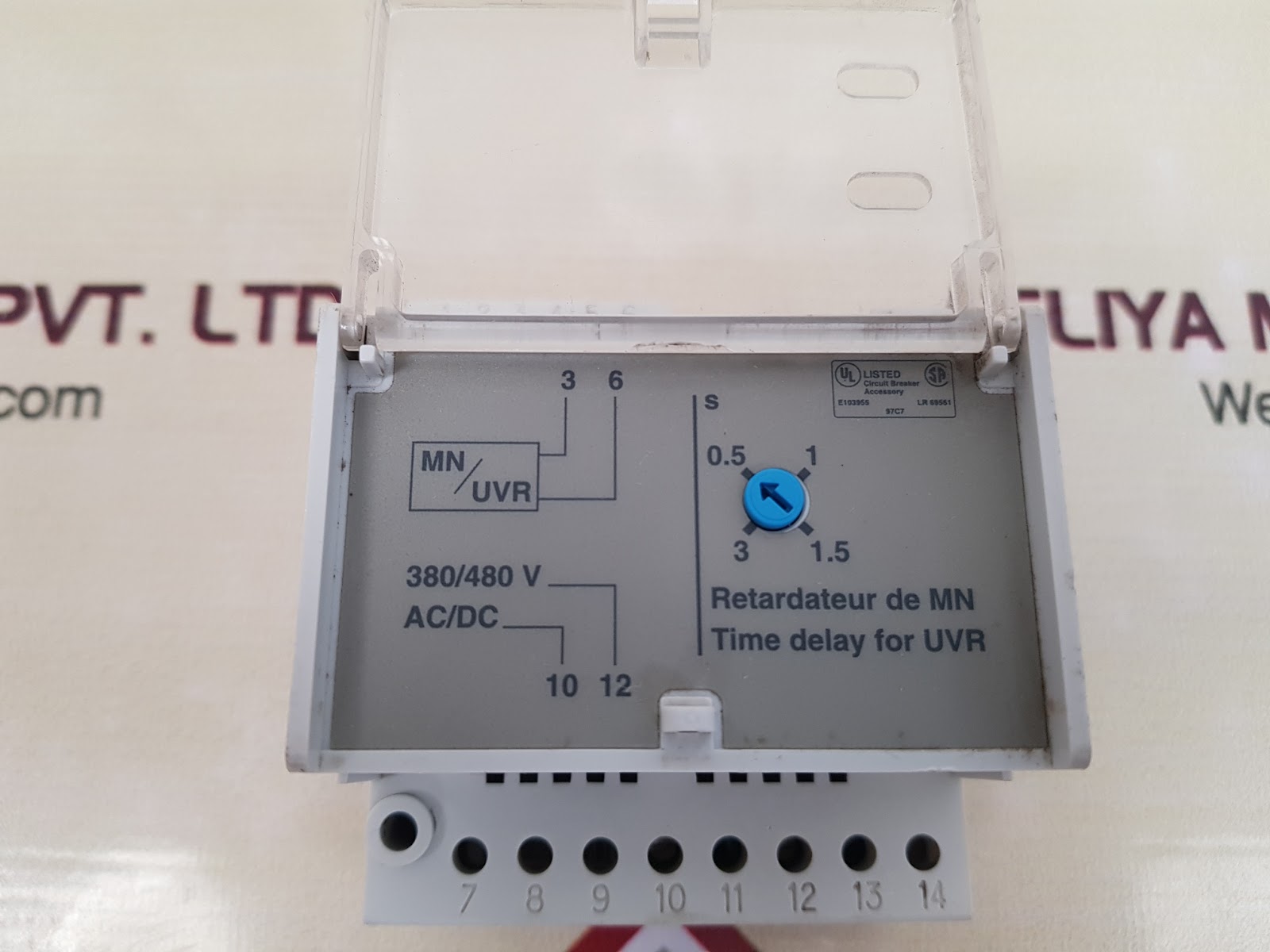 RETARDATEUR DE MN /TIME DELAY FOR UVR - Aeliya Marine