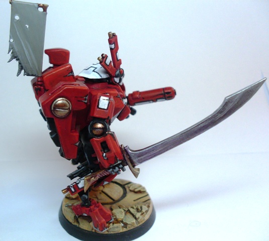 The Way of the Brush: Custom W40K "Commander Farsight"