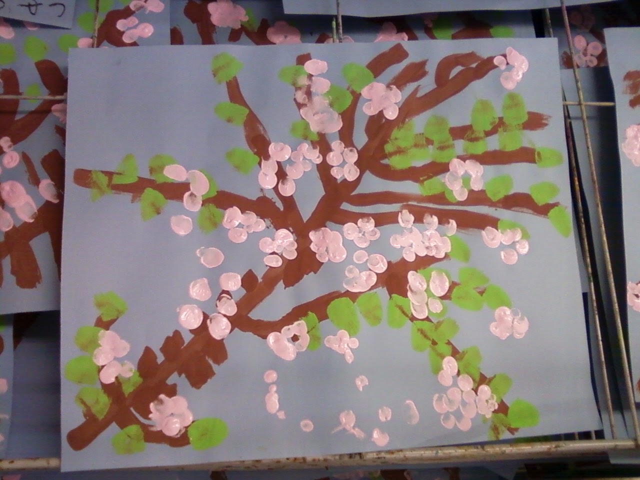 PPPS Elementary Art Rooms: Spring Cherry Blossoms Kindergarten Painting ...