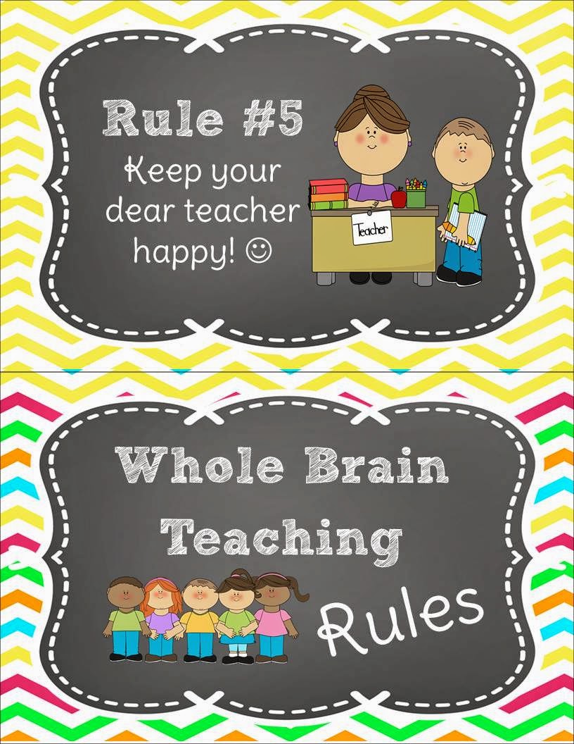 I Heart My Kinder Kids: Whole Brain Teaching Rules Chalkboard Theme on ...