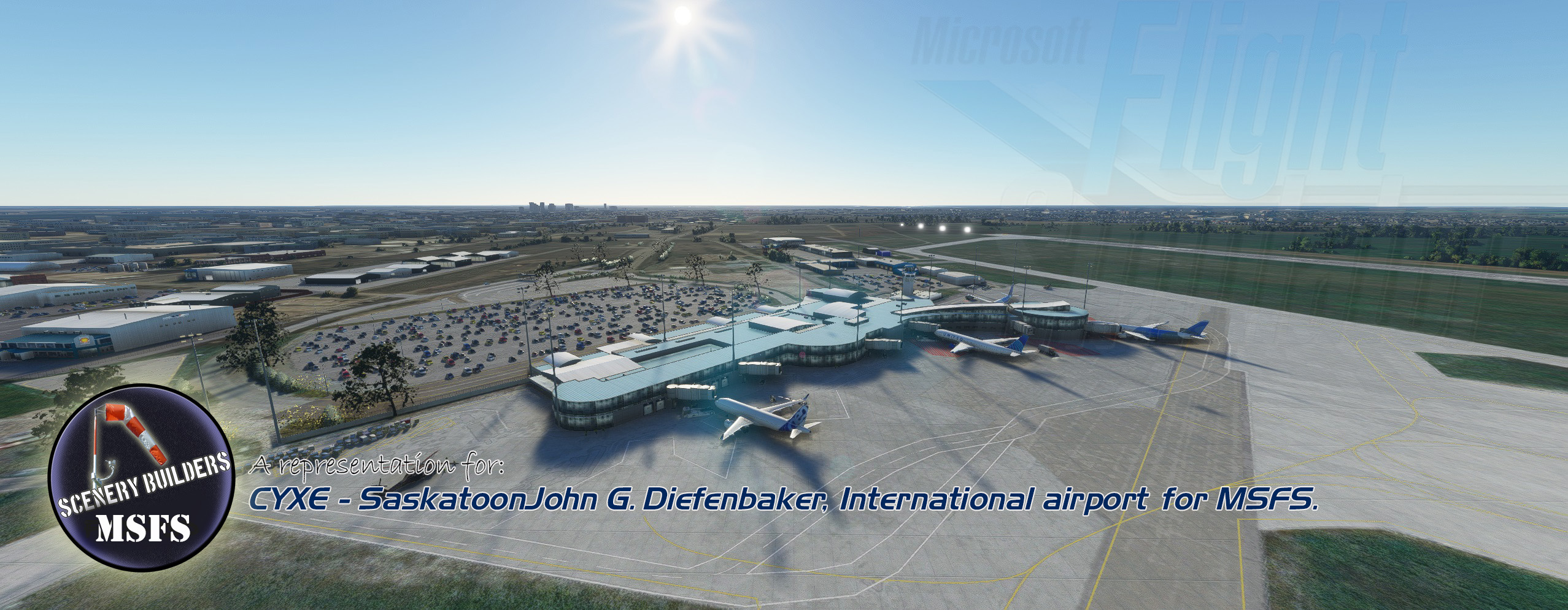 FSX, P3D, MSFS scenerybuilders.: CYXE Saskatoon-John G. Diefenbaker ...