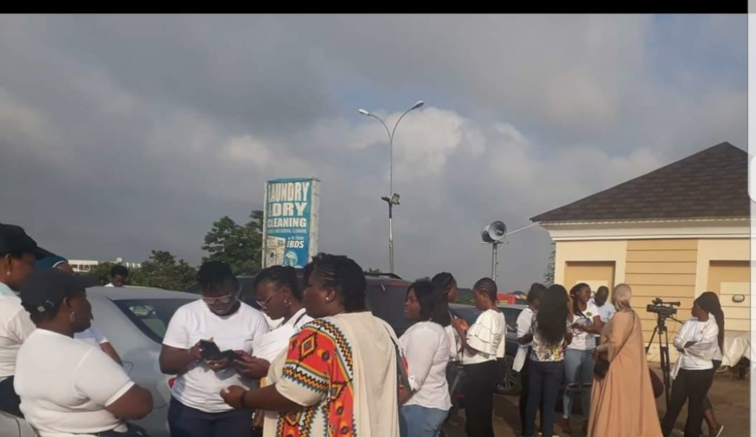 Rape scandal ( Photos + Video): Amid COZA’s tight security, protesters ...