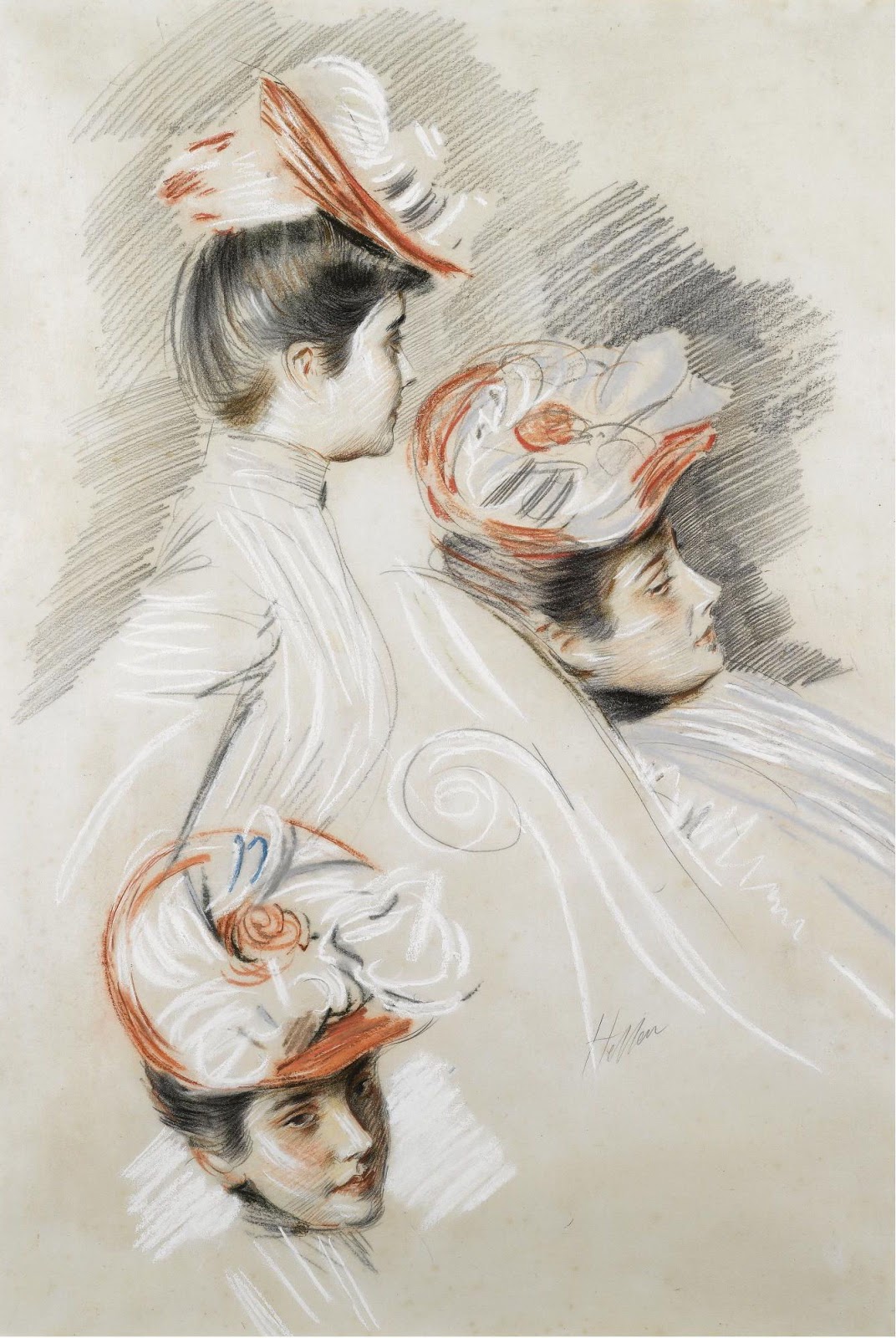 Paul César Helleu | Belle Époque painter | Tutt'Art@ | Pittura ...