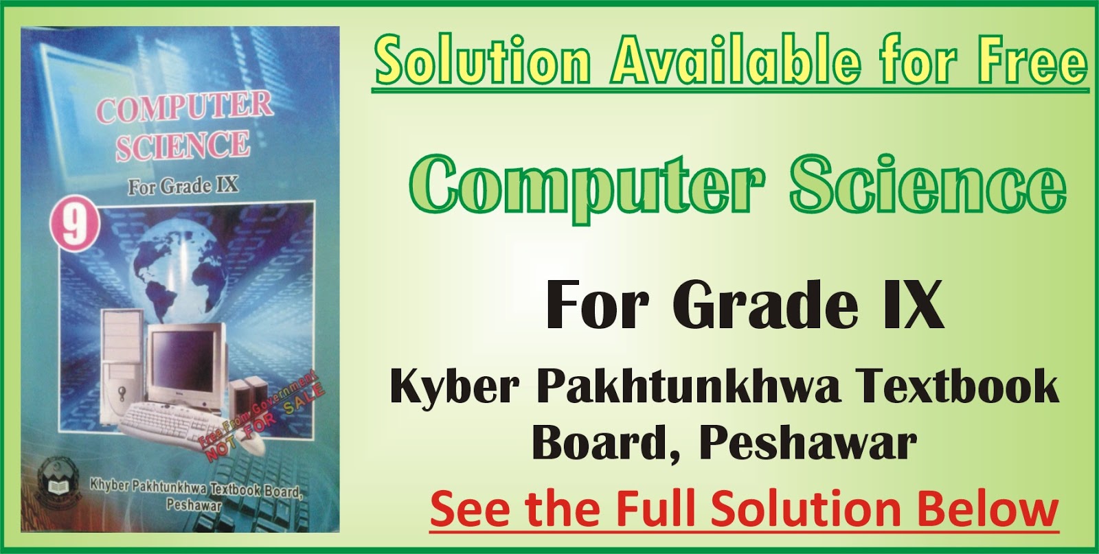 Computer Science for Grade 9th