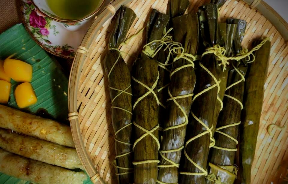 LUWEEH KITCHEN : SUMAN sa Ibos Wrapped in Banana Leaves
