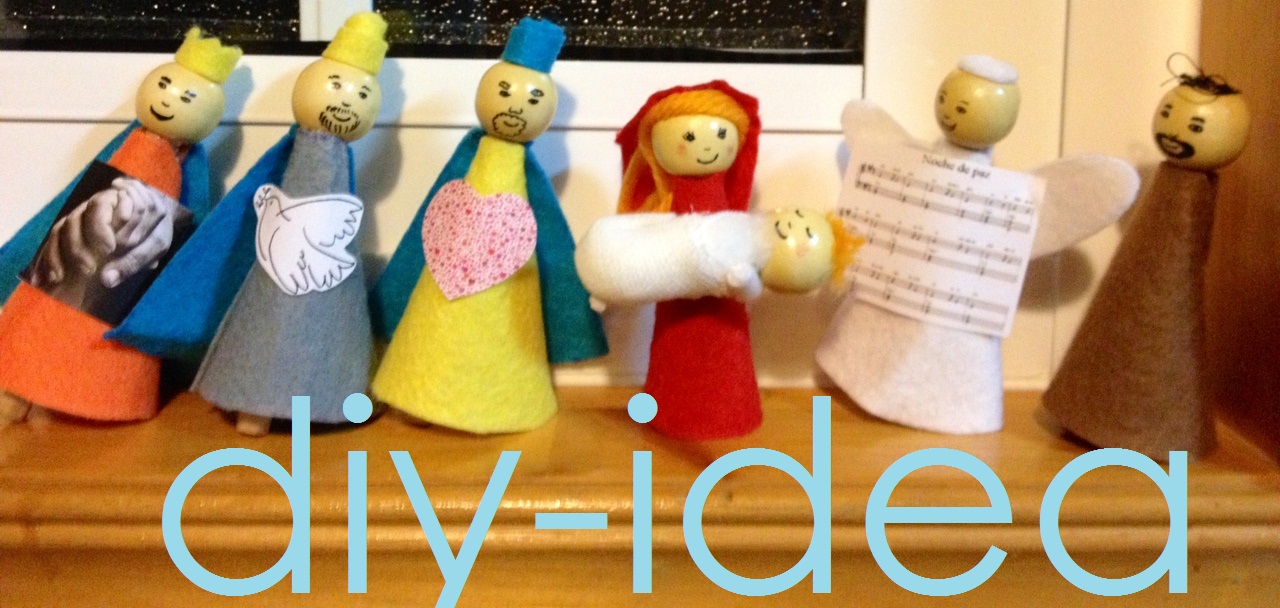 diy-idea: Hacer un Belén fácil con fieltro
