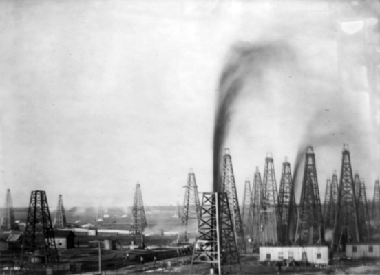 Vintage American Images: The Spindletop strike marks the beginning of ...
