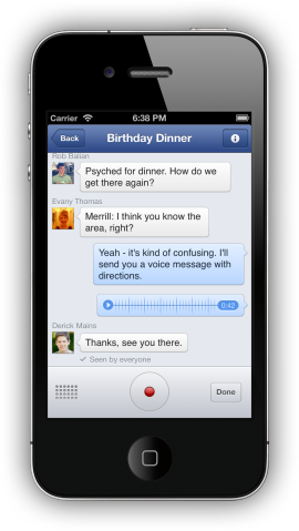 Facebook Introduces Voice Messages and Chat to it's Messenger App - SEO ...