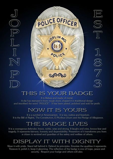 Inside Joplin: New, promoted officers to be recognized during JPD badge ...