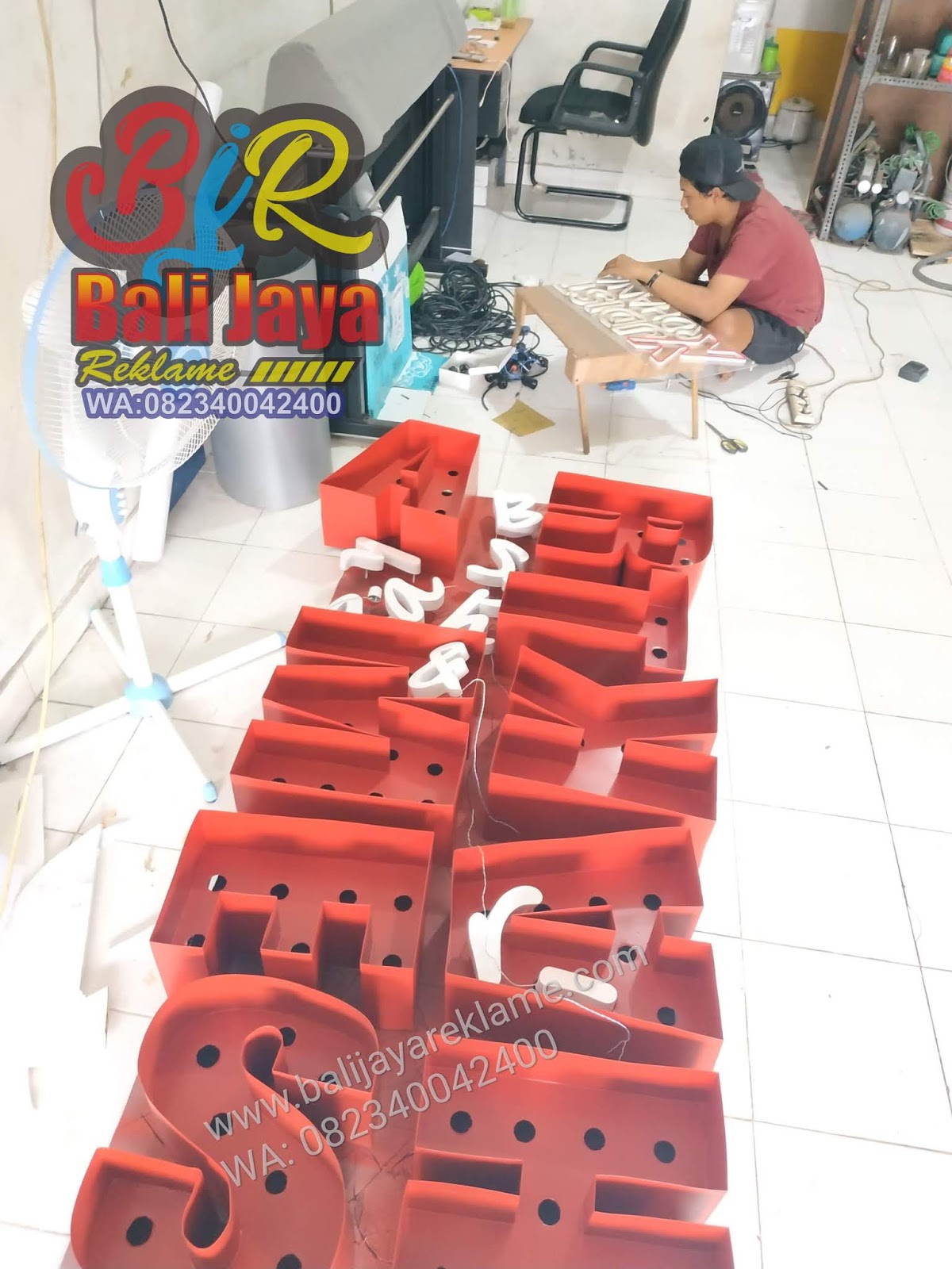 HURUF TIMBUL BOHLAM GALVANIS STAINLIS ACRILYK,KUNINGAN,3D LETTER,LETTER ...