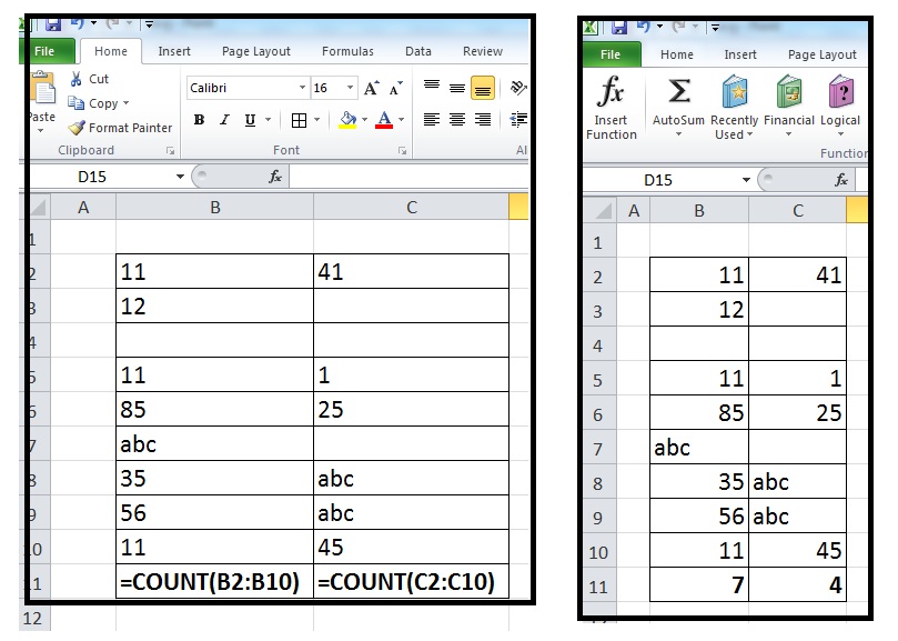 How to count blank cell in excel | Easy method to count filled cell in ...