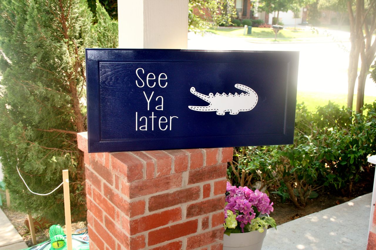 See You Later Sign
