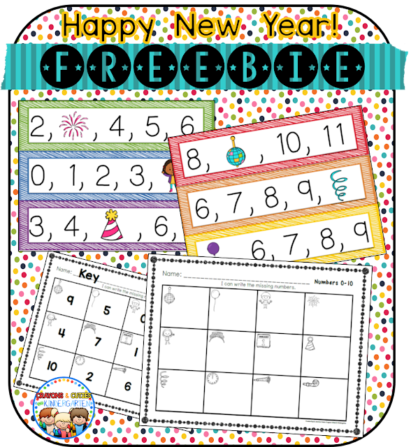 Crayons & Cuties In Kindergarten: New Year FREEBIE...And Some Magical ...