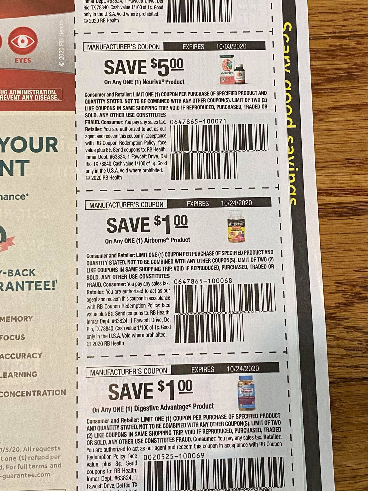 Capri's Coupons Whole Insert Picture Previews: 9/20 GA Smartsource (ATL)
